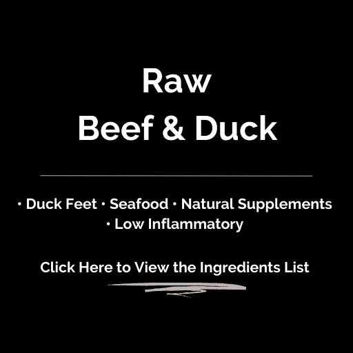 Beef & Duck Feet with Seafood for Adult Dogs